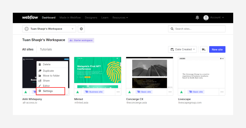 Guide to Connect Custom Domain with Webflow Website